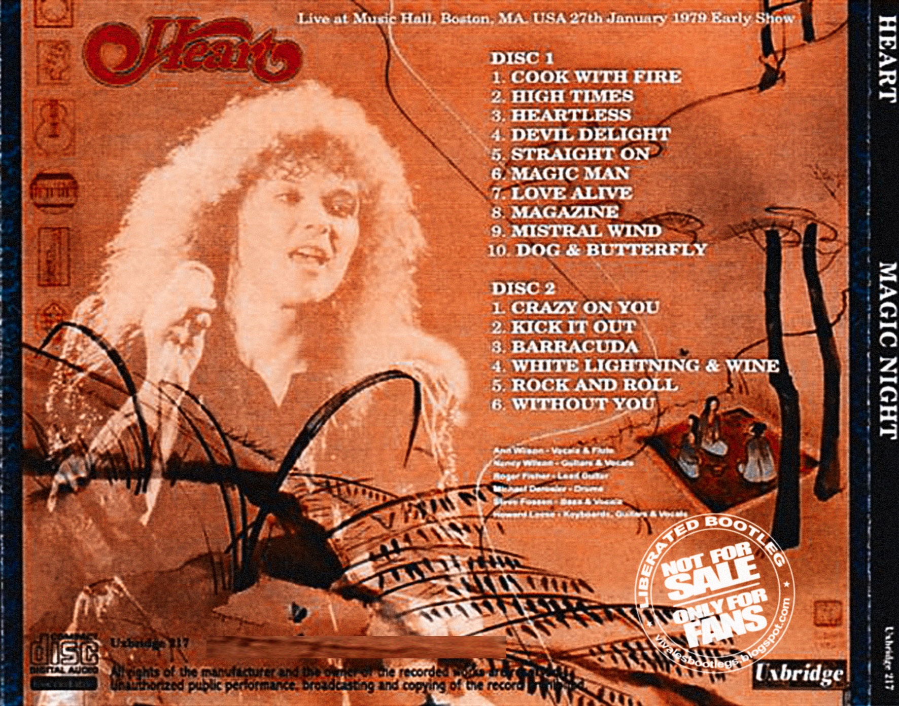 Heart Magic Night : Back | CD Covers | Cover Century | Over 1.000.000 ...